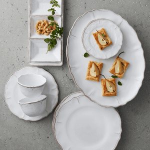 Dinner Plate - 11" - Rustica Antique White – A Country Setting